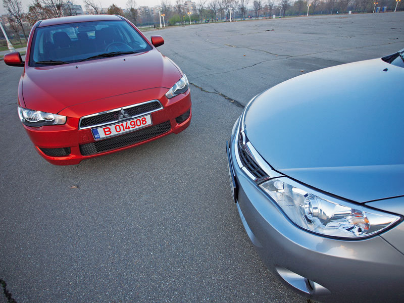 Mitsubishi Lancer vs Subaru Impreza