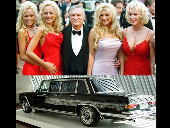 Limuzina lui Hugh Heffner de vânzare