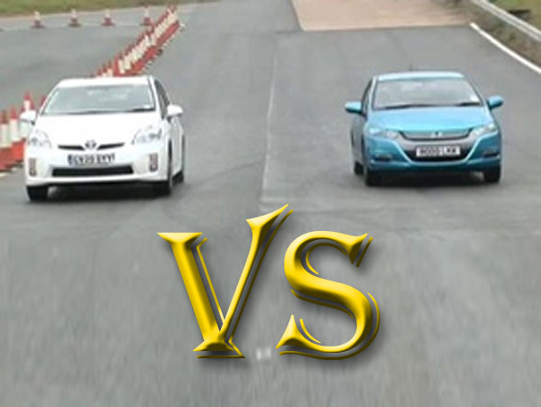 Toyota Prius vs Honda Insight pe circuit