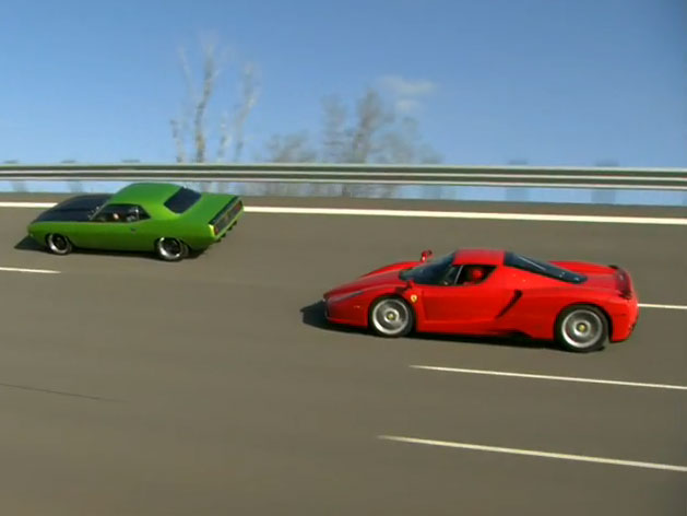 Ferrari Enzo vs LMC Super Cuda