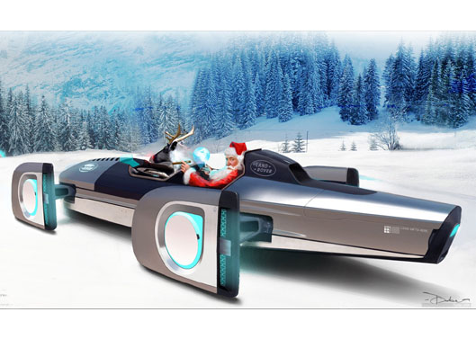 Sania lui Moş Crăciun în versiunea modernă