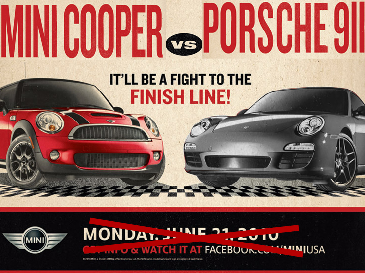 Porsche refuză provocarea MINI