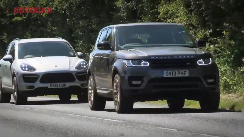 Autocar: Porsche Cayenne Turbo vs Range Rover Sport - test pe circuit ...