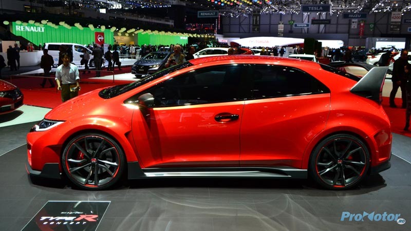 LIVE GENEVA 2014: Honda Civic Type-R Concept dă replica europenelor ...