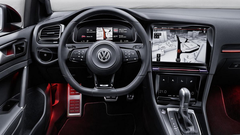 Volkswagen Golf R Touch Concept lasă în urmă banalele butoane