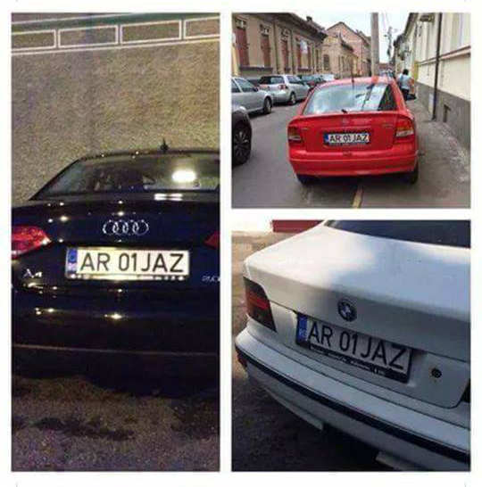 FOTO - Maşini cu acelaşi număr de înmatriculare, o realitate în România ...