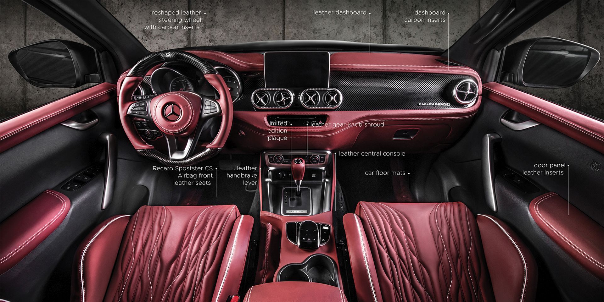 A doua venire a lui Mercedes X Class pe pământ offroad