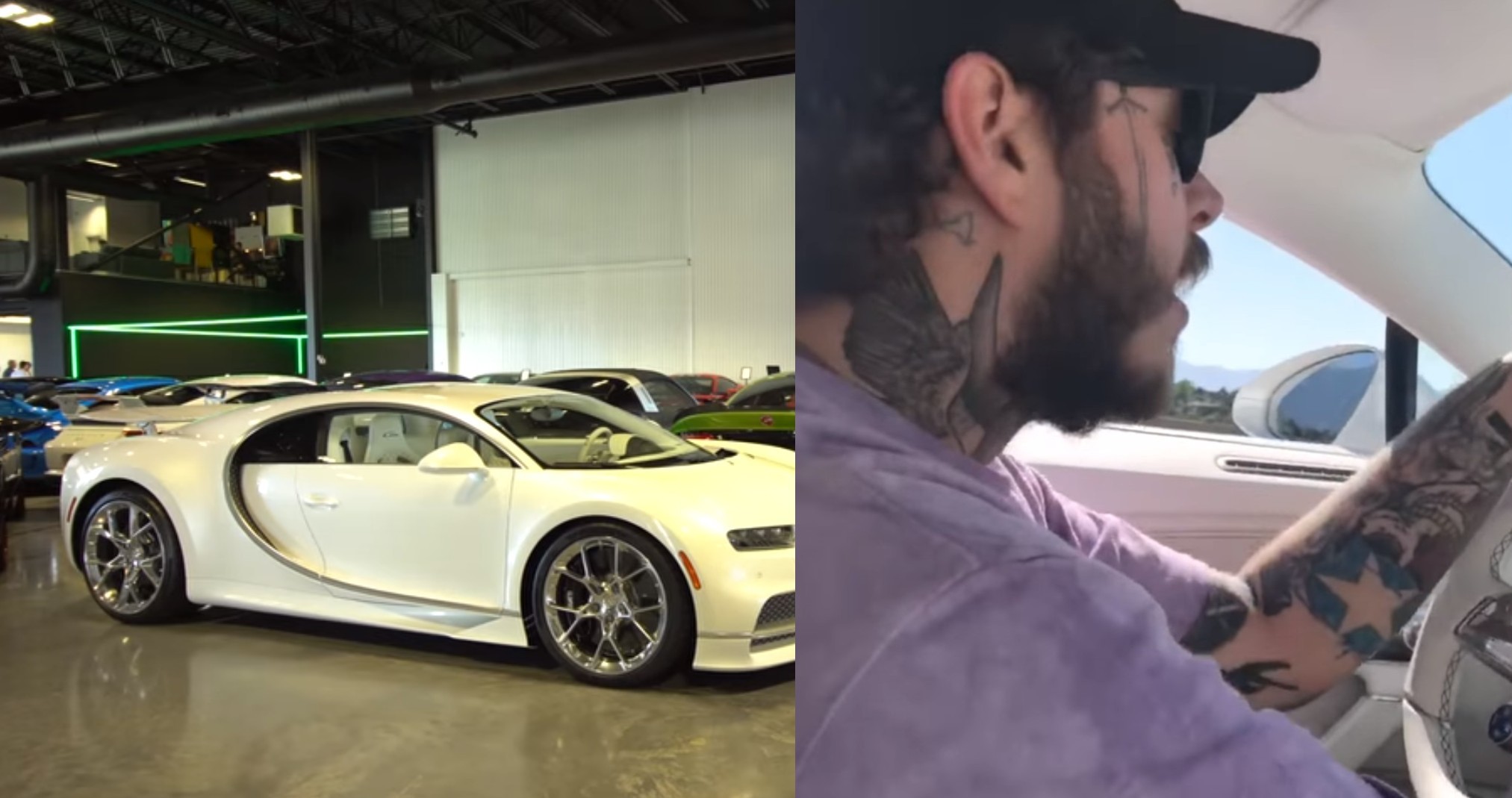 Rapperul Post Malone şi-a cumpărat un Bugatti Chiron de 3.000.000 de dolari