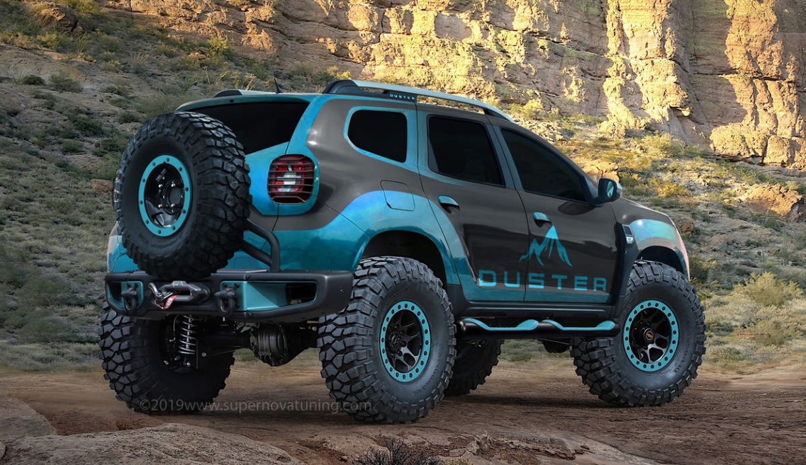 Cum arată Dacia Duster pentru off-road extrem? Numai jantele sunt cât ...