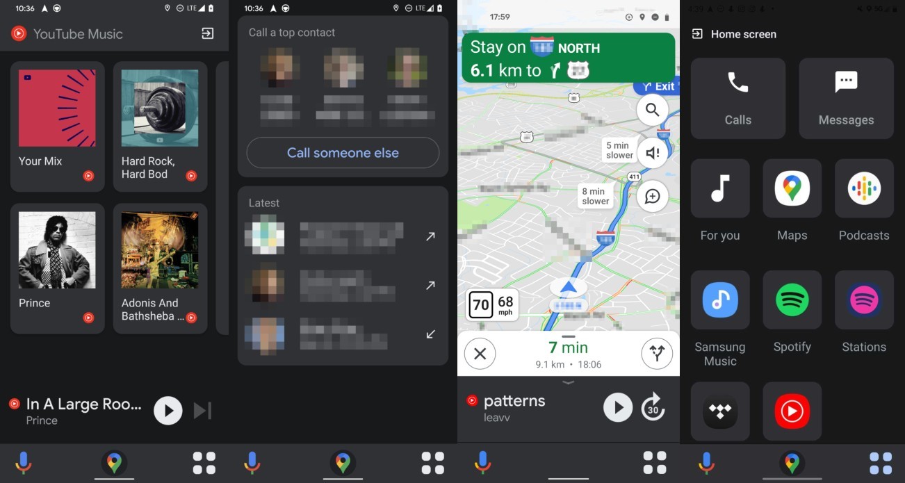 Google Maps primește o interfață nouă pentru utilizarea în mașină