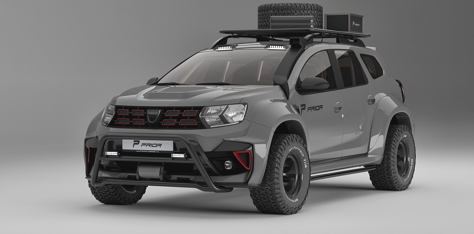 Dacia Duster primește un machiaj extrem de off-roader de la Prior Design