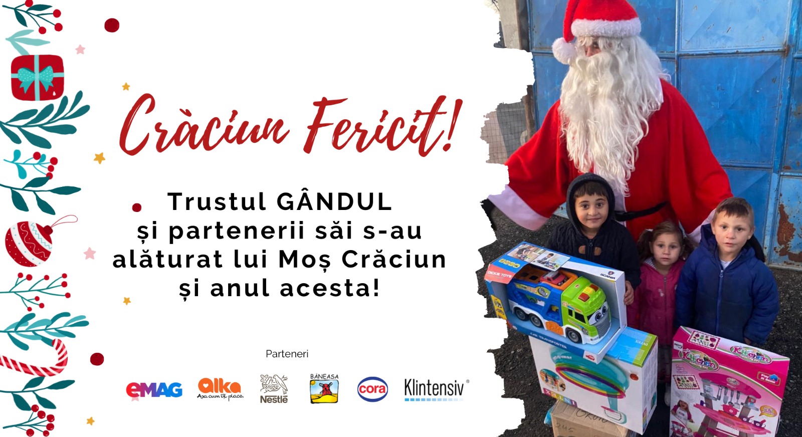 CAMPANIE IMPRESIONANTĂ. Trustul Gândul și partenerii săi s-au alăturat ...