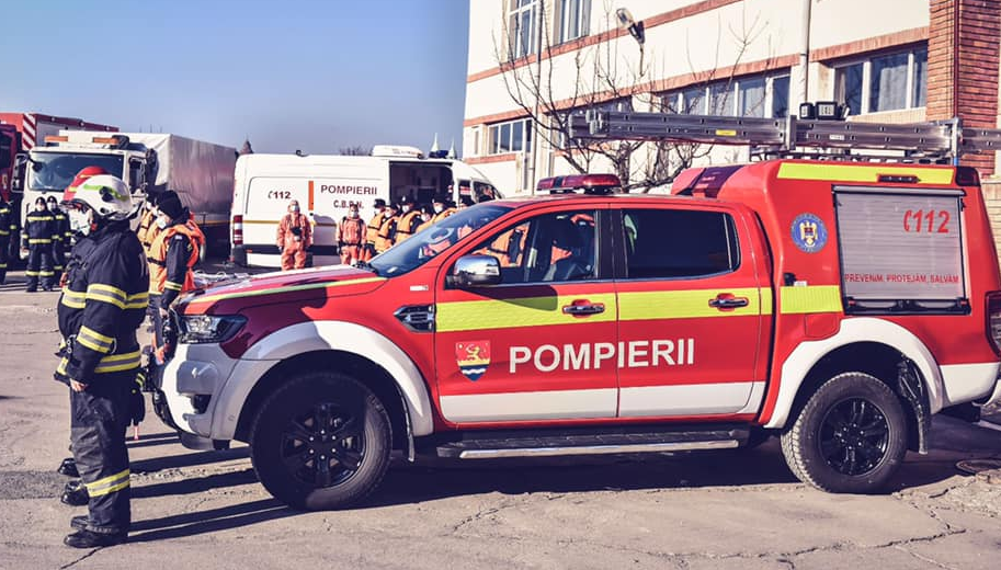 FOTO. Un Ford Ranger a intrat în dotarea pompierilor din Timișoara