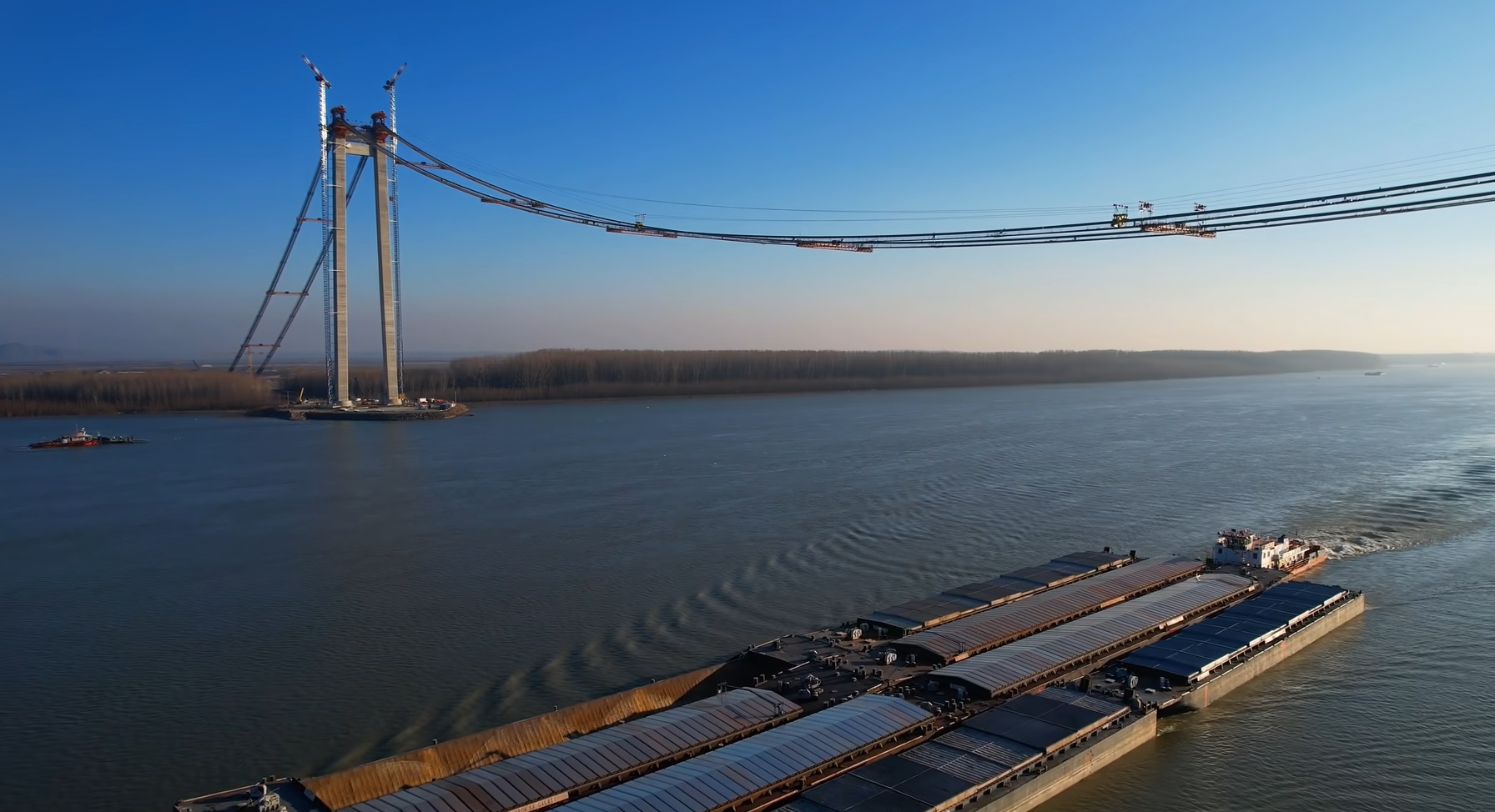 Cum arată Golden Gate-ul de Brăila la început de 2022? Podul suspendat ...