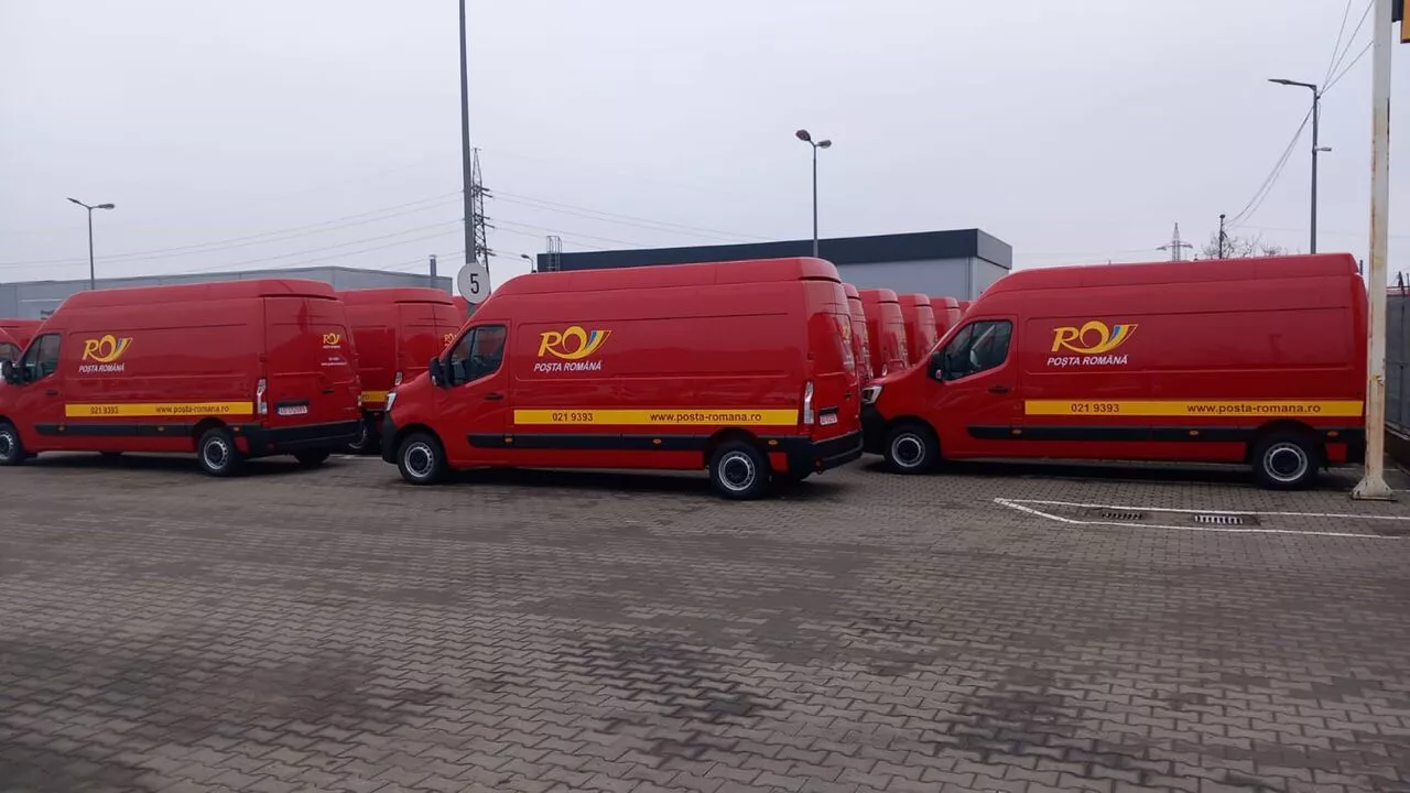 Poșta Română a achiziționat 200 de autoutilitare noi