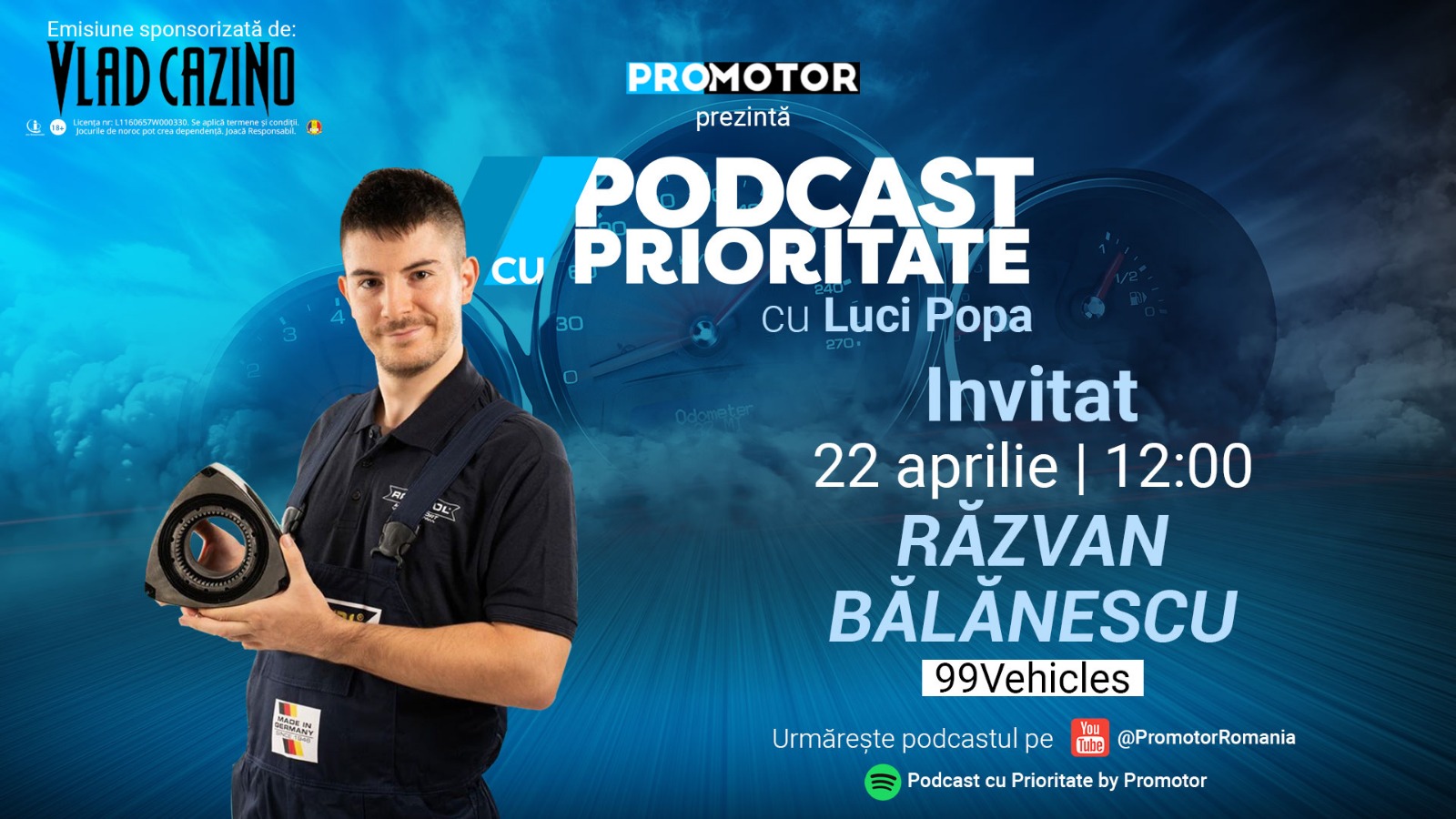 „Podcast cu Prioritate” #41 apare luni, 22 aprilie. Invitat: Răzvan ...