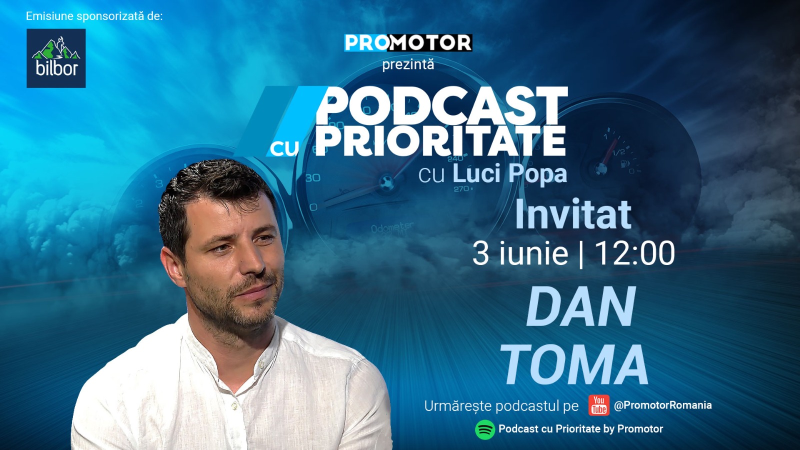 Dan Toma vine la „Podcast cu Prioritate” #46. Emisiunea apare luni, 3 ...
