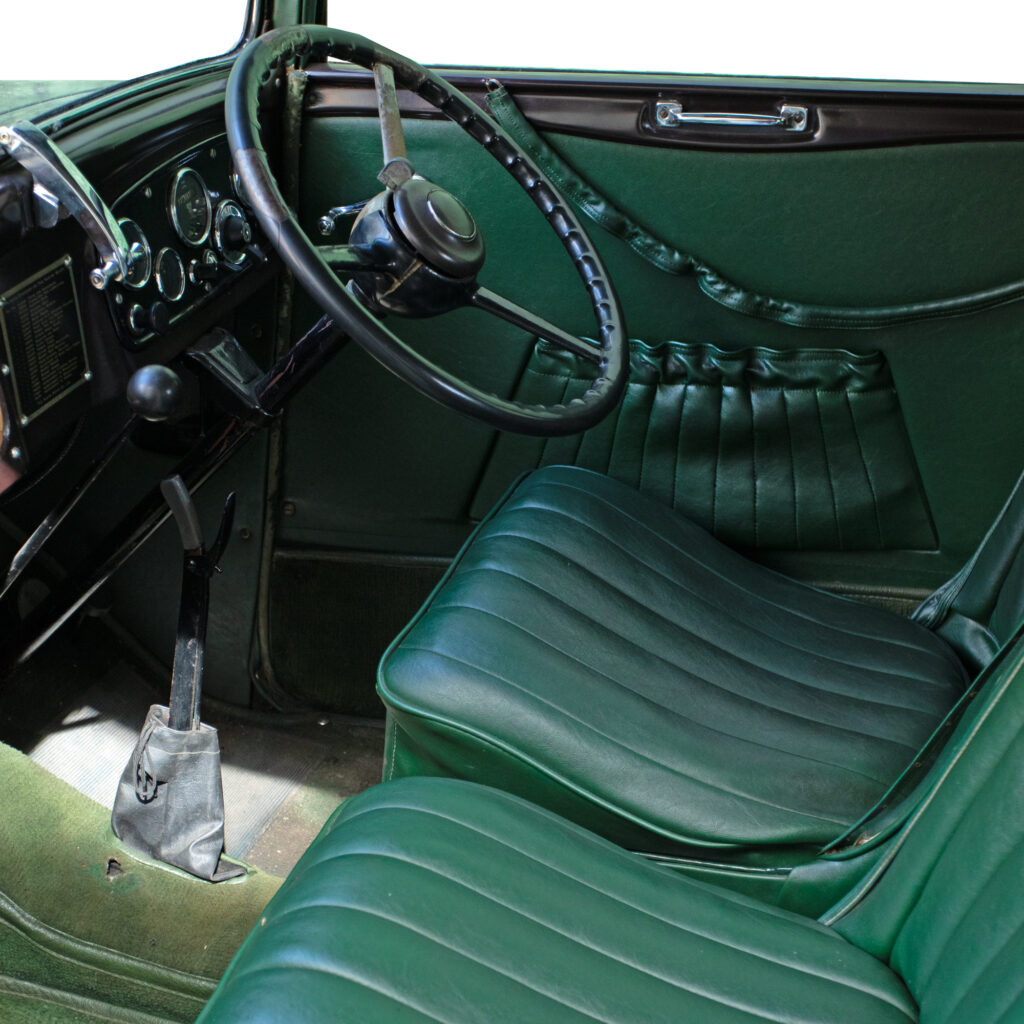Austin Seven Ruby Coupe, din 1935, scoasă la licitație, în București ...