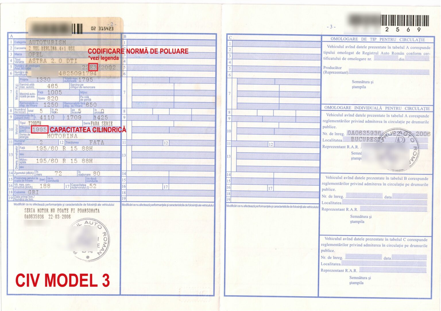 Unde e trecută norma de poluare în Cartea Mașinii. Impozitul auto 2026 ...