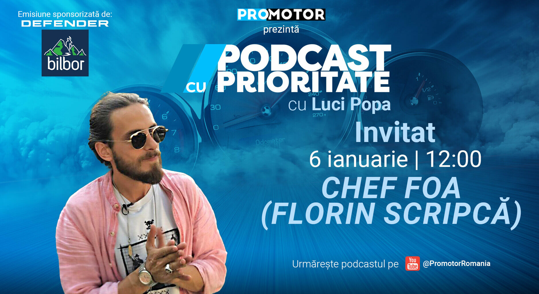 Luni, 6 ianuarie, ProMotor lansează prima ediție din 2025. Chef Foa ...