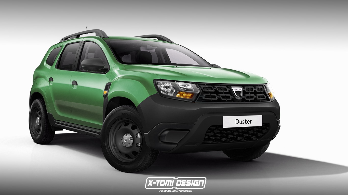 Dacia Duster, pe verde. Aşa arată cel mai accesibil SUV românesc - FOTO