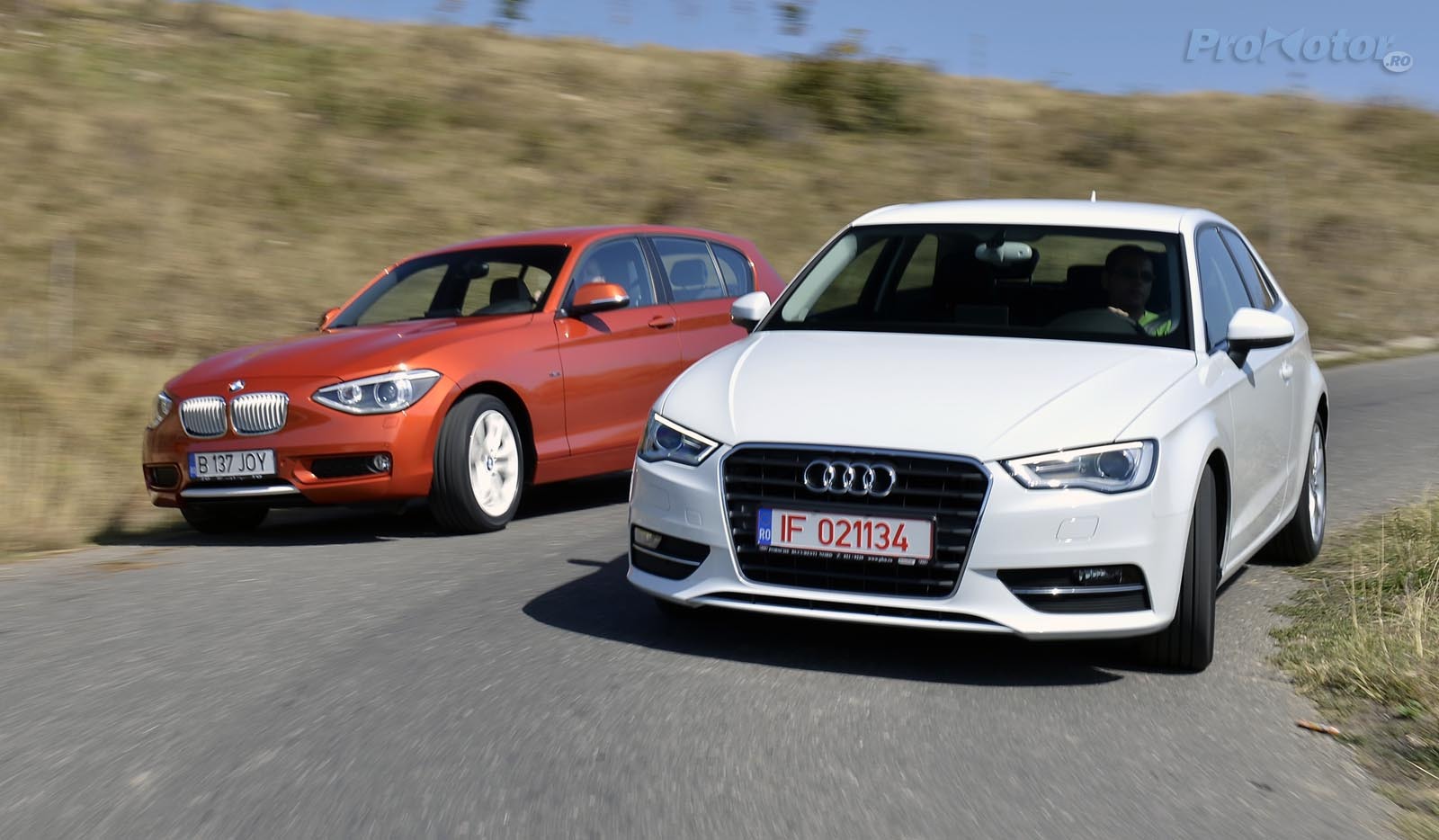Orgoliada: comparativ Audi A3 vs BMW Seria 1, test cu motoare diesel