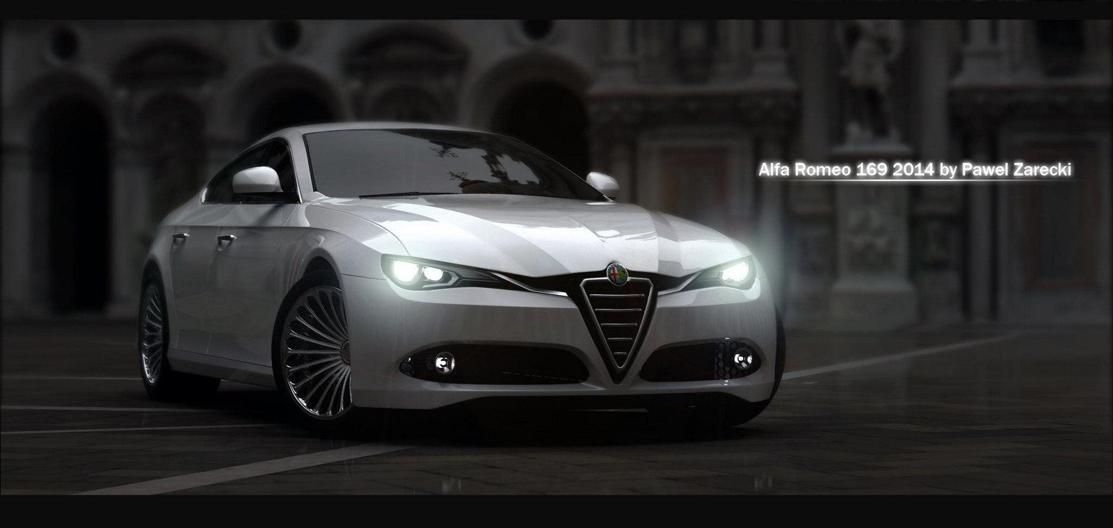 Alfa Romeo 169 concept, imaginat de Pawel Zarecki